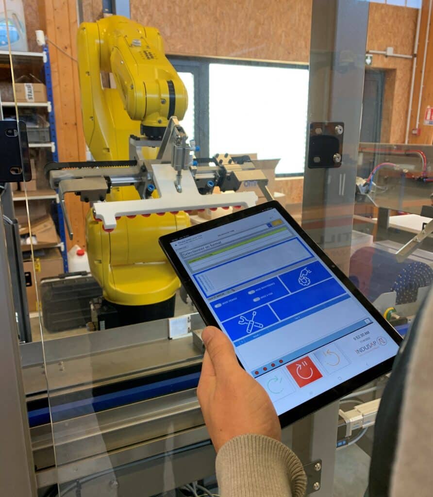 Supervision à distance des machines industrielles - Indusap